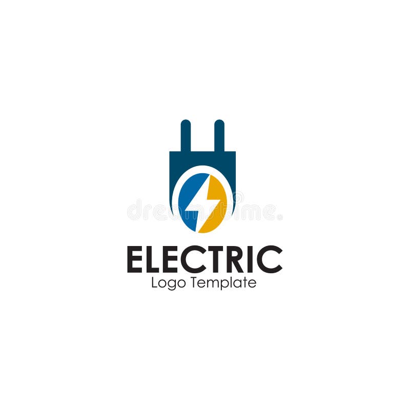 Electric Plug in Logo Design Vector Template Stock Vector ...