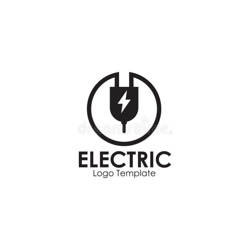Electric Plug in Logo Design Vector Template Stock Vector ...