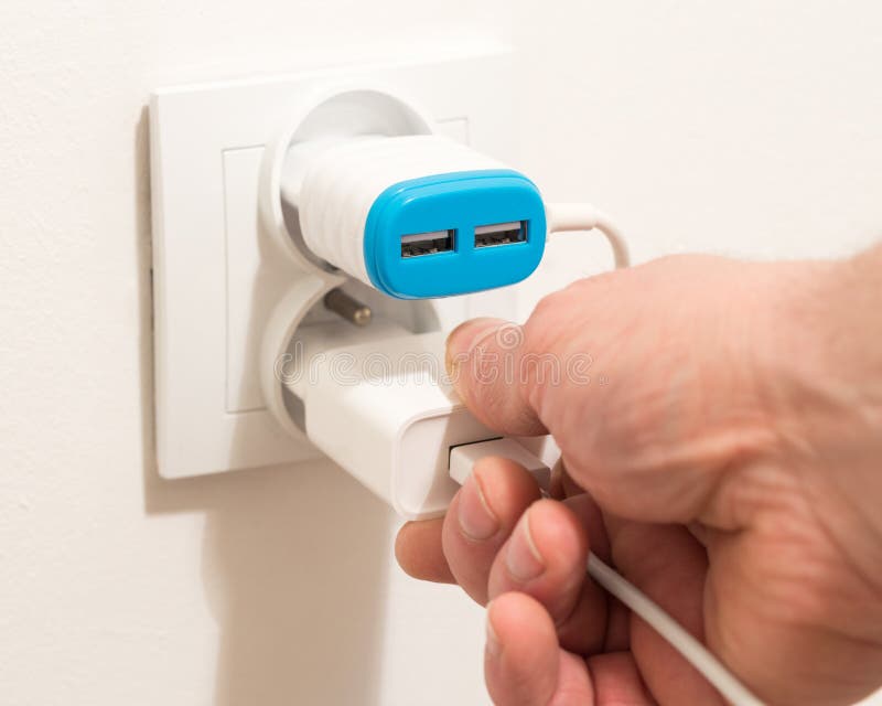Electric Plug and Socket, Power Supply Stock Image - Image of socket ...