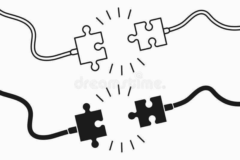 Puzzle Pieces. Jigsaw Puzzle Tile with Shadow Stock Vector ...