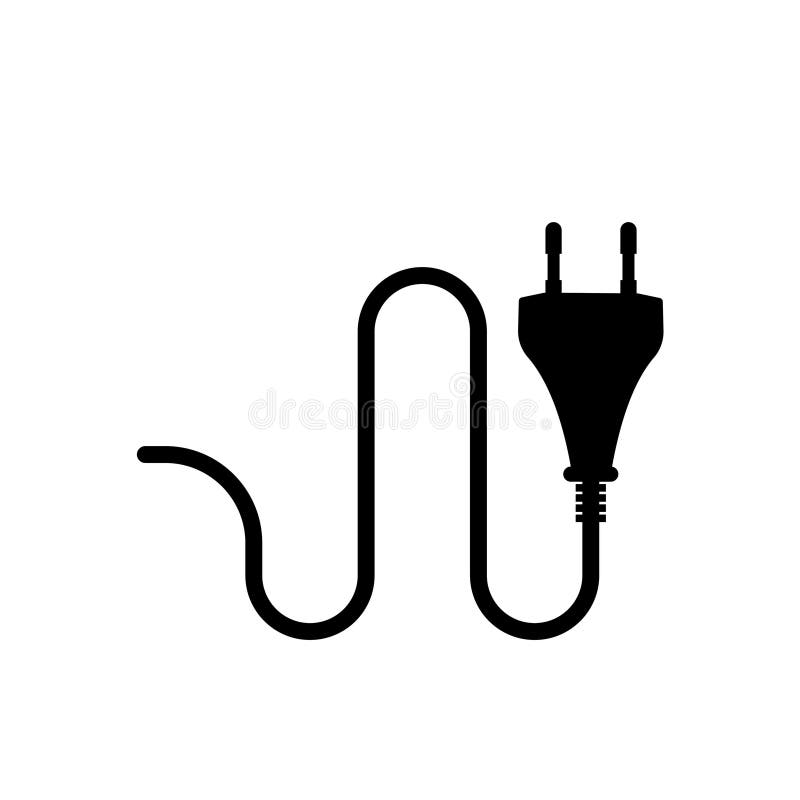 Electric Plug - Vector Icon Stock Vector - Illustration of connecting ...