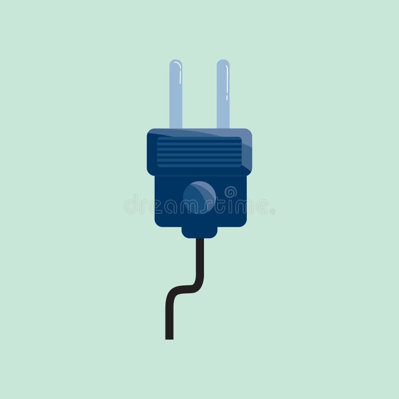 Electric Plug. Vector Illustration Decorative Design Stock Vector ...