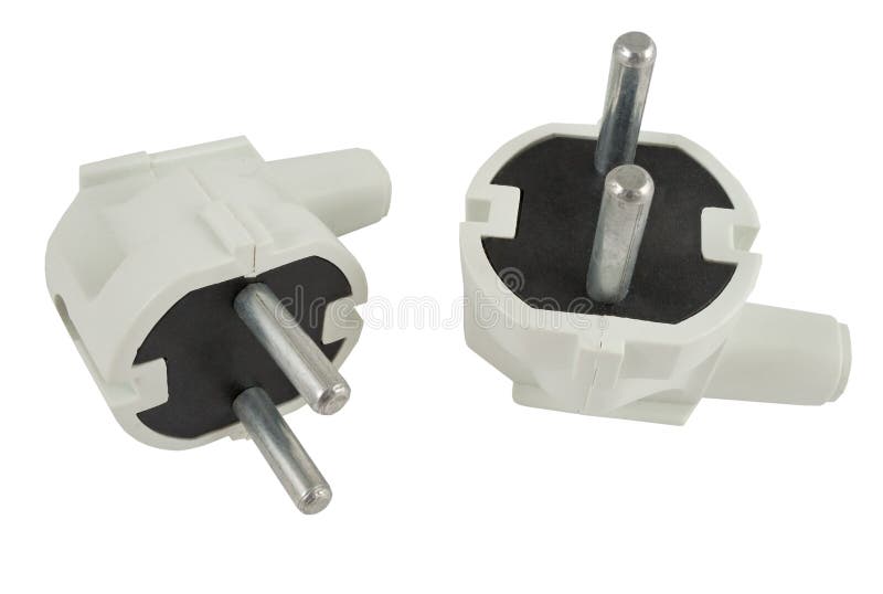 The electric plug stock photo. Image of single, electric - 66599744