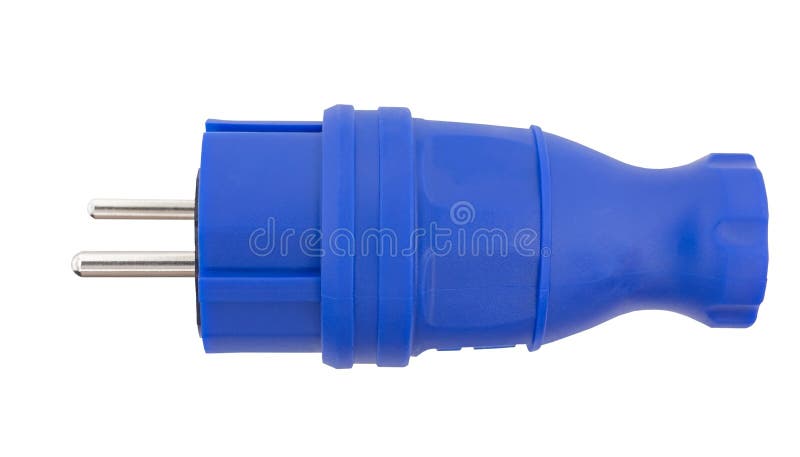 Electric plug on white stock image. Image of electrical - 148258875