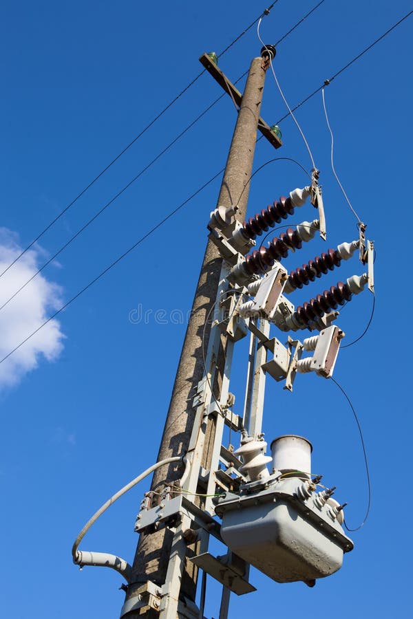 Electric pole stock photo. Image of cabling, infrastructure - 13482262