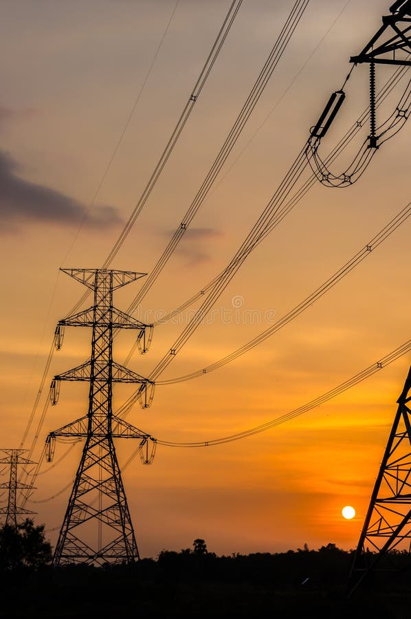 Electric pole stock photo. Image of structure, engineering - 27958214