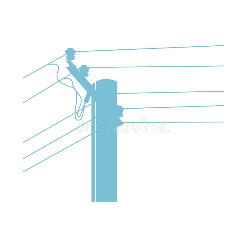 Electric pole icon design stock illustration. Illustration of ...