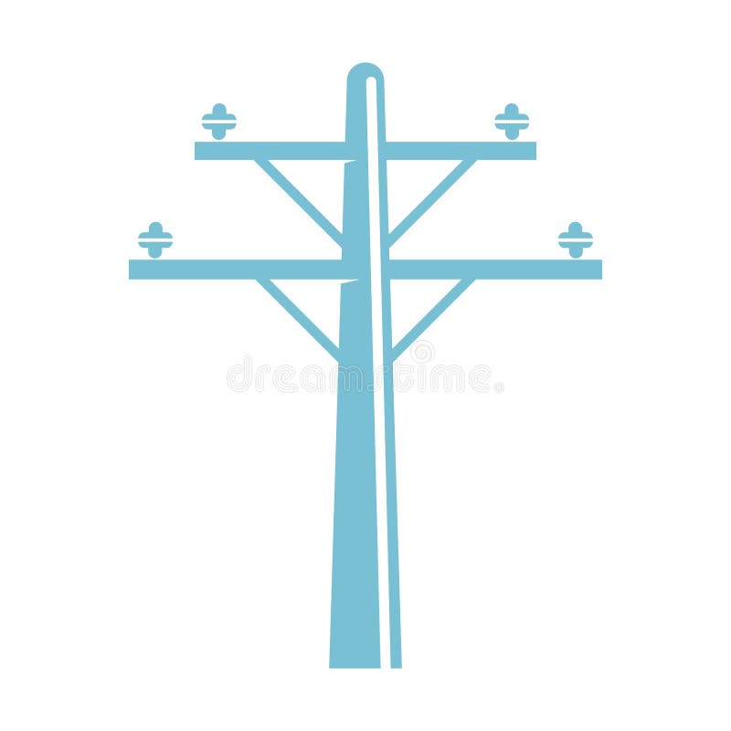 Electric pole icon design stock illustration. Illustration of electric ...