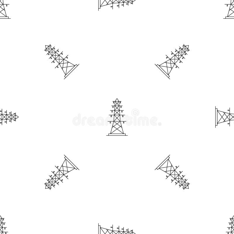 Pylon Pattern Stock Illustrations – 190 Pylon Pattern Stock ...