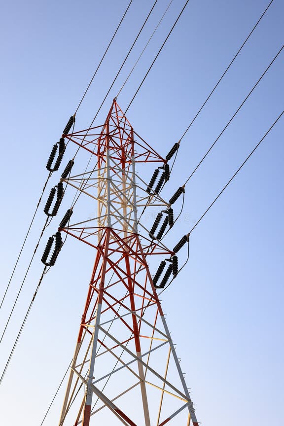 The Electric Pole, the Electric Post Show with High Voltage ...