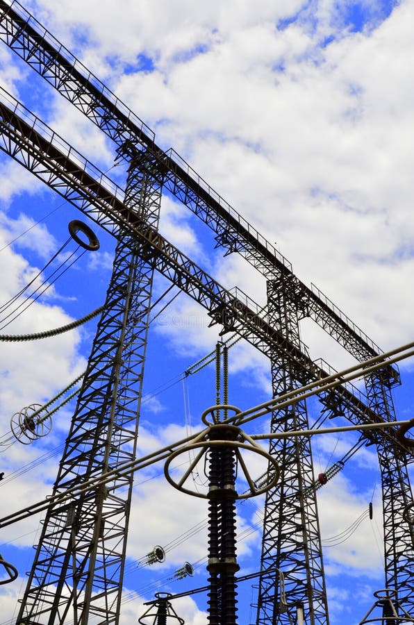 Electric poles stock photo. Image of electrification - 21915298