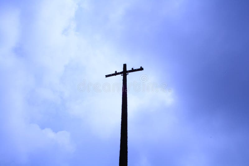 Electric Post stock image. Image of outside, transformer - 13058941