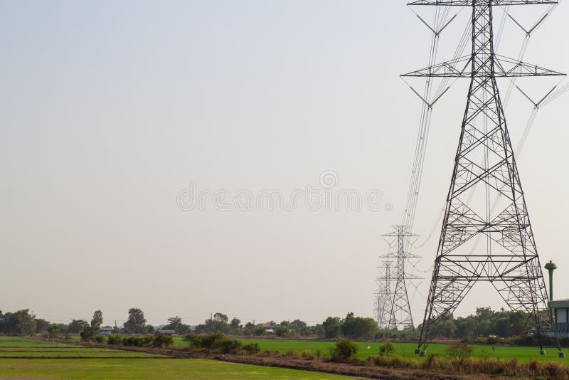 Electric post stock photo. Image of grid, electricity - 37781204