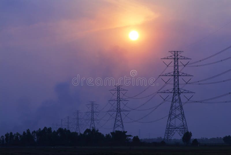 Electric post stock image. Image of generator, grid, environment - 52558131