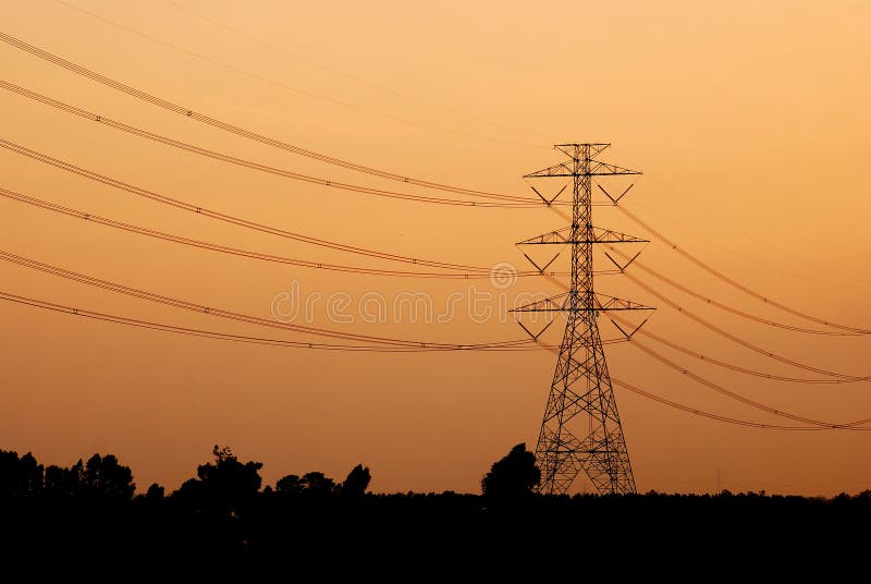 Electric post stock image. Image of solar, electricity - 52558165