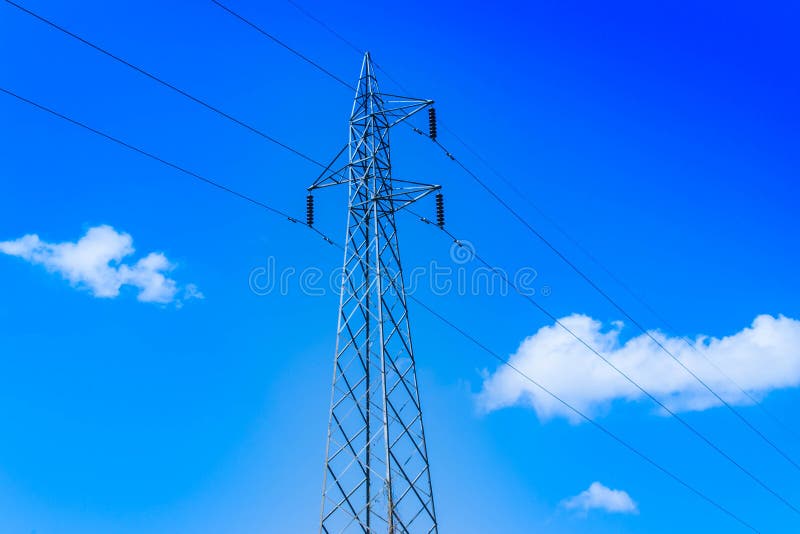 Electric post stock image. Image of energetics, electrical - 39693729