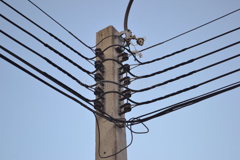Electric post stock photo. Image of strictness, high - 79654422