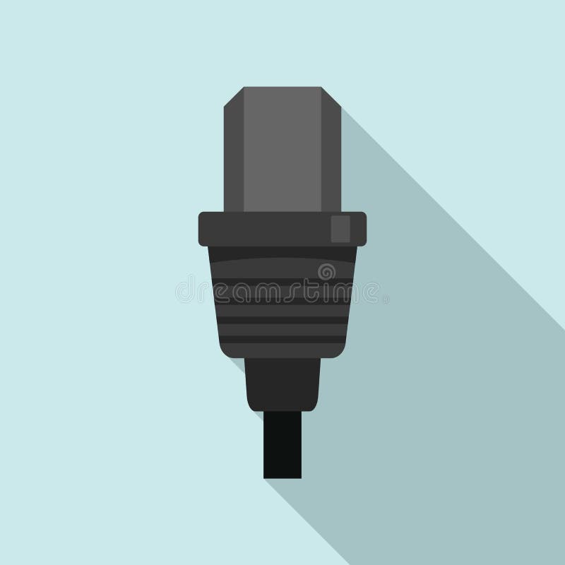 Electric Extension Cords Icon Flat Isolated Vector Stock Vector ...