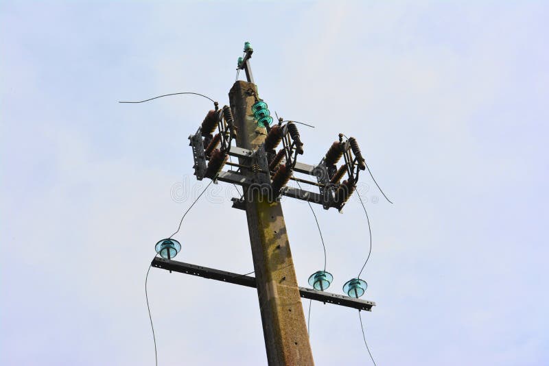 Electric power stock photo. Image of network, wires, voltage - 92047802