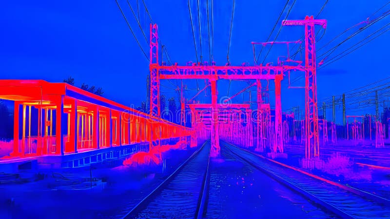 Electric Power Energy Background Illustration Voltage Current ...