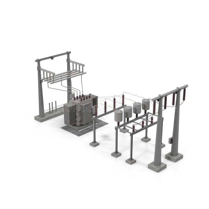 Substation Stock Illustrations – 2,480 Substation Stock Illustrations ...