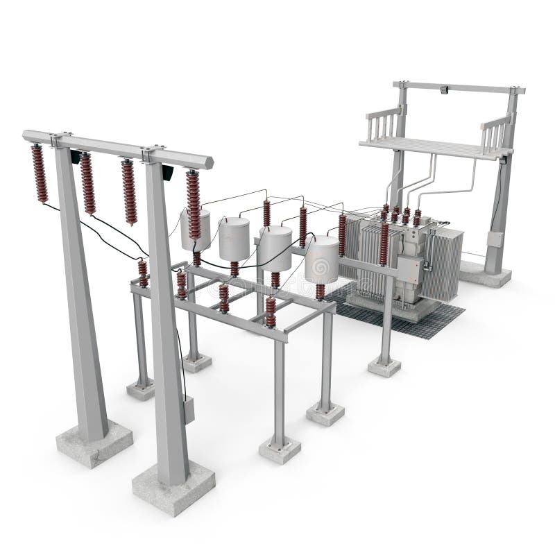 Substation Stock Illustrations – 1,806 Substation Stock Illustrations ...