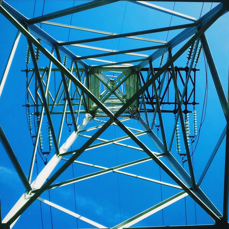 Electric power line stock photo. Image of energy, electric - 45357104