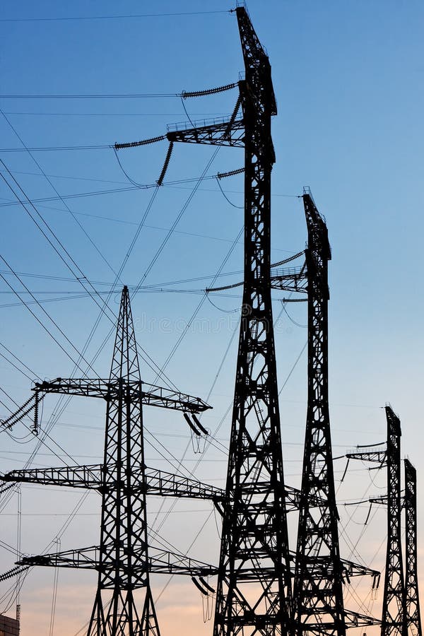 Electric Power Lines Picture. Image: 14568082