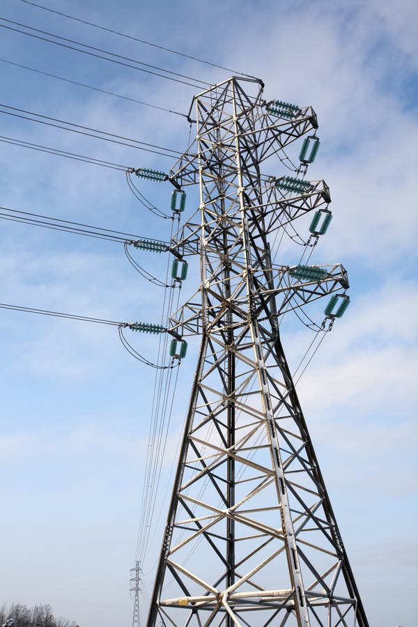 Electric power lines stock photo. Image of environmental - 189757504