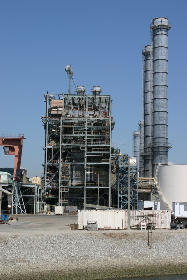 Electric Power plant stock image. Image of tanks, storage - 1189091