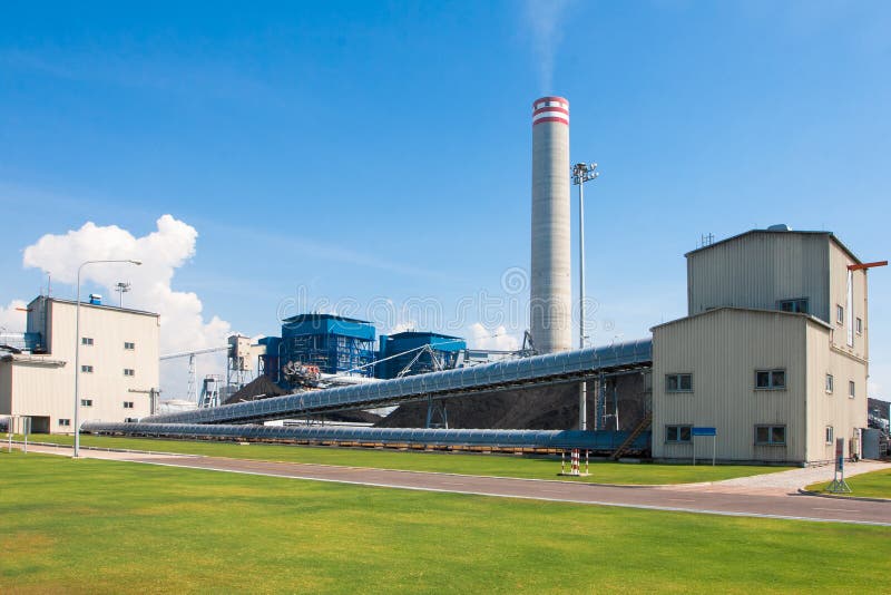 Generator Electric Power Plant Stock Image - Image of electric, safety ...