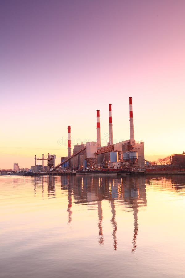 Electric Power Plant stock image. Image of smoke, environment - 23565903