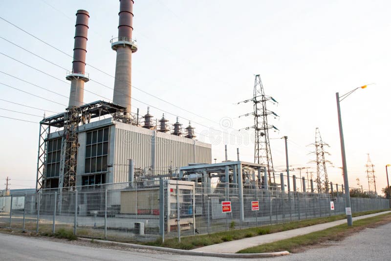 Electric Power Plant: High Voltage Infrastructure and Energy Generation ...
