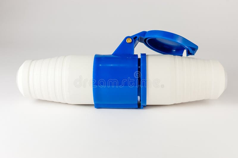 Electric Power Plug With Socket Stock Photo - Image of device ...