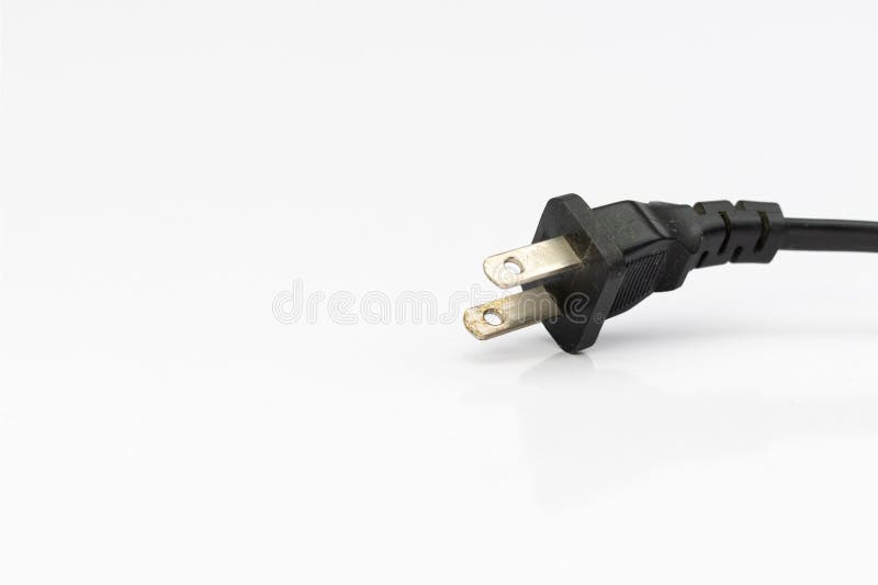 Electric Power Plug Switch Isolated on White Background Stock Image ...