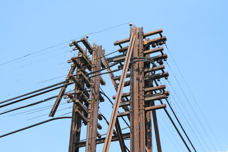 Electric power post stock image. Image of alternative - 30772087