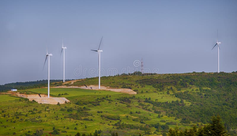 Electric power production stock photo. Image of nature - 97914512