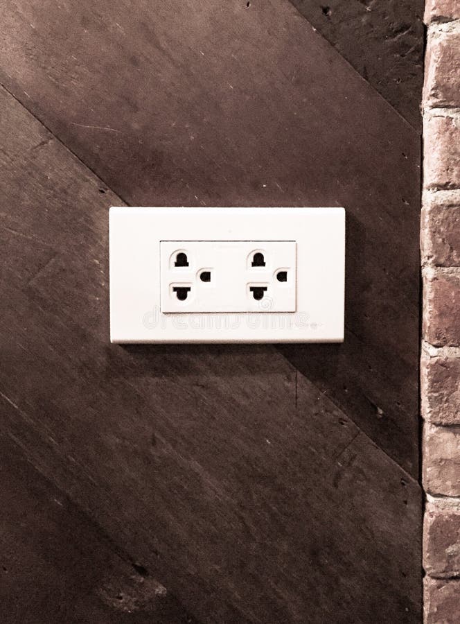 Electric power socket stock photo. Image of electric - 61105904