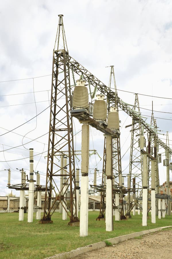Electric power station stock image. Image of charge, energy - 15082661