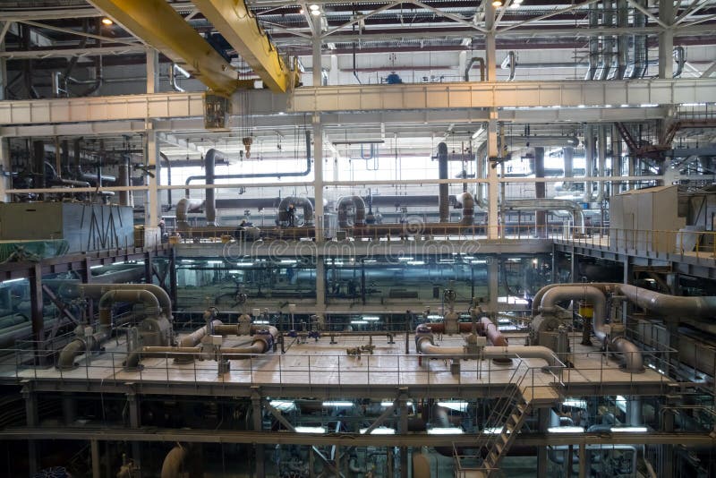 Electric Power Station, Inside Stock Image - Image of inside, heat ...