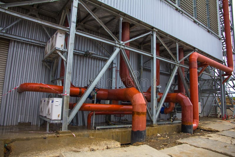 Electric Power Station, Outside Stock Image - Image of outside, power ...