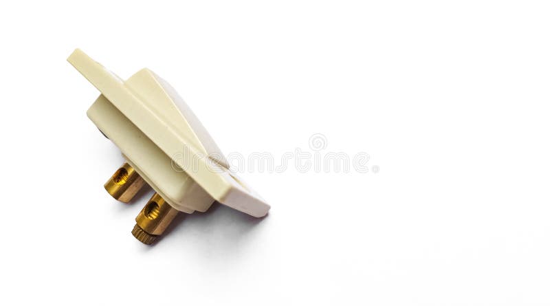 Electric Power Switch Isolated on White Background, Electronic ...