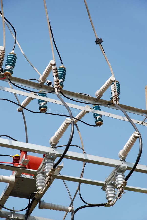 Electric power system stock image. Image of metallic - 66838575