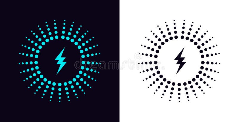 Electric Power Thunder Flash Bolt Vector Icon Stock Vector ...