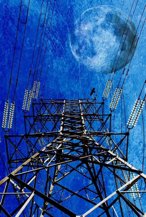 Electric Power Transmission... Stock Photo - Image of filter, electric ...