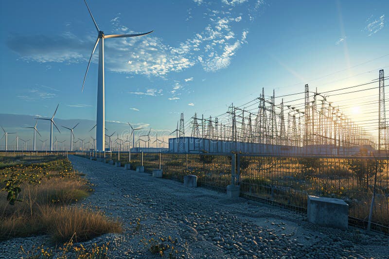 Electric Power from Wind Turbines. Wind Turbines Provide Electrical ...