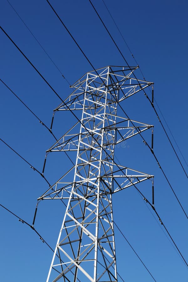 Power Lines stock photo. Image of service, clouds, telephones - 1884