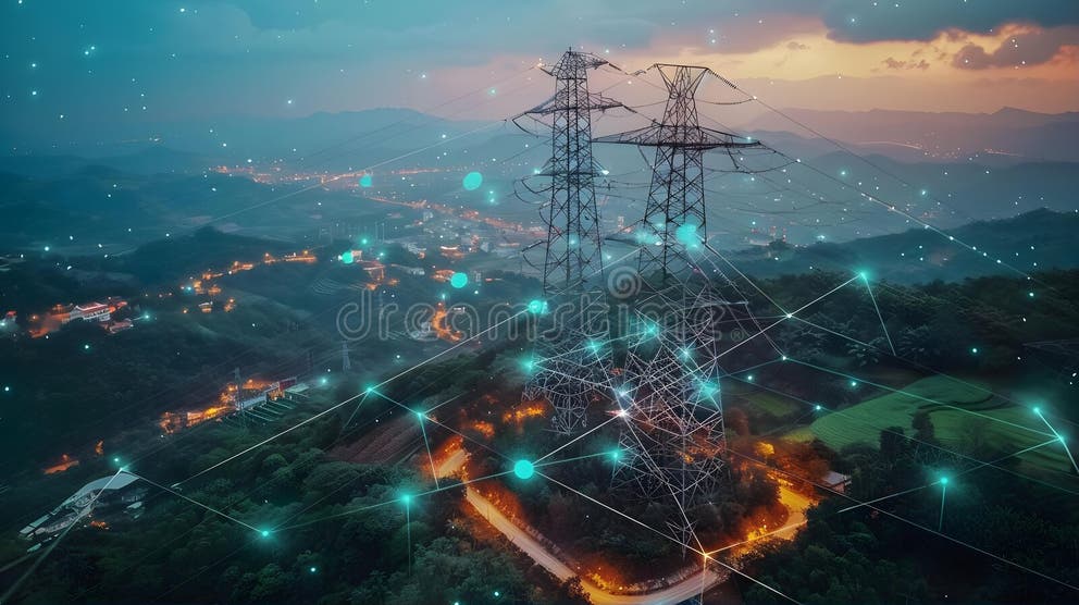 Electric Grids Stock Illustrations – 399 Electric Grids Stock ...