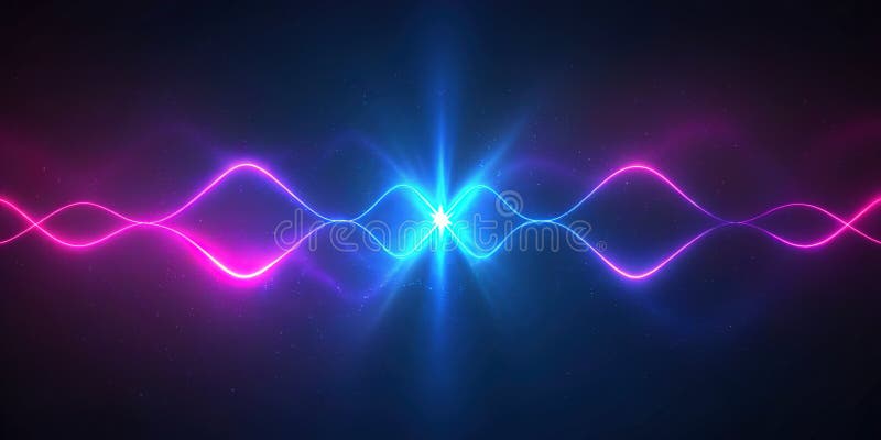 Electric Pulse - Neon Blue To Neon Pink Gradient with Vibrant ...