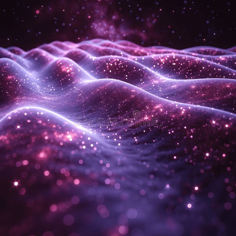 Electric Purple: the Color of Virtual Infinity. Stock Illustration ...